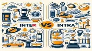 Differences between Inter vs. intra with examples, definitions (New)
